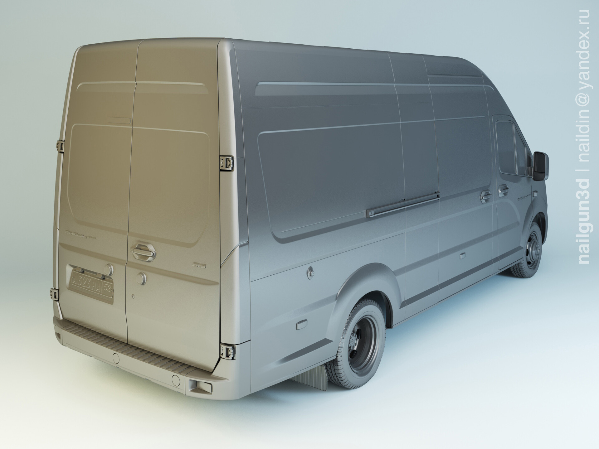 Nailgun3d _ Nail Khusnutdinov - GAZ-A32R3 Gazelle Next + GAZ-A32R2 Gazelle Next