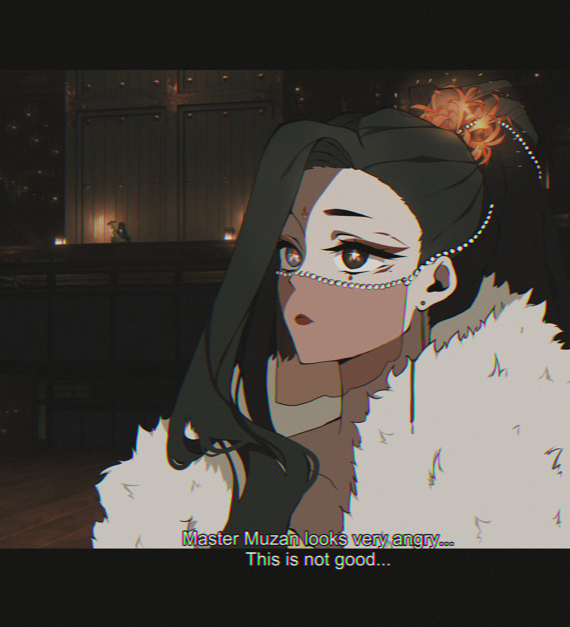 ArtStation - Kimetsu no Yaiba OC ( Miss Red )