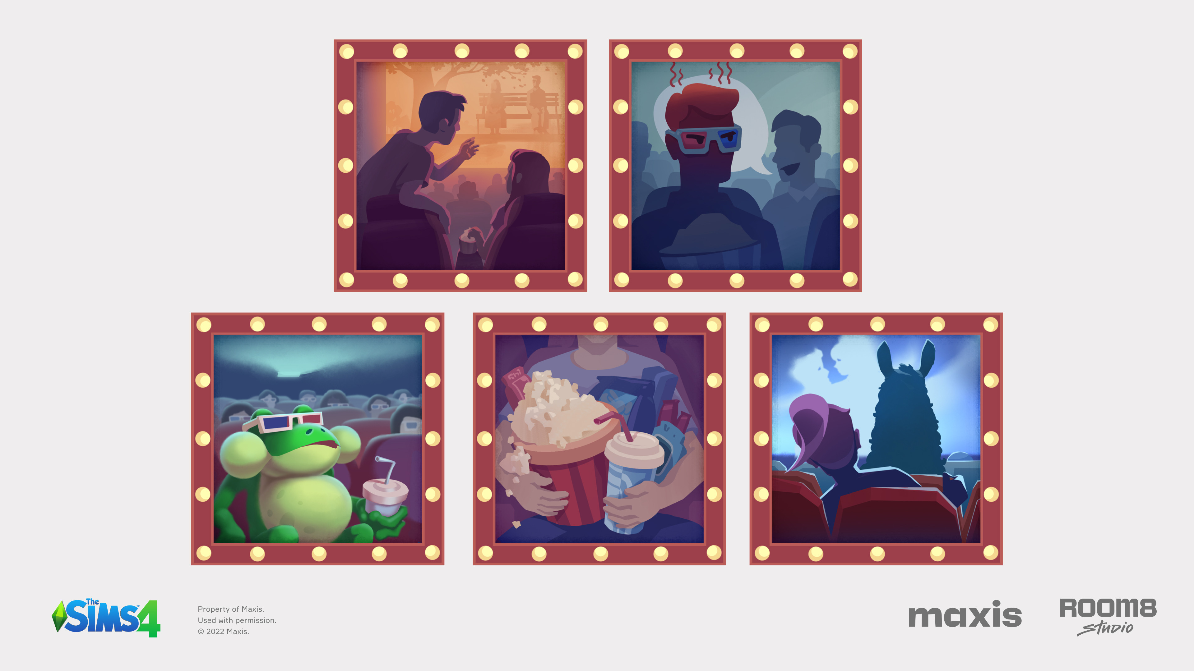 Room 8 Studio - Portfolio - Props (Sims 4)