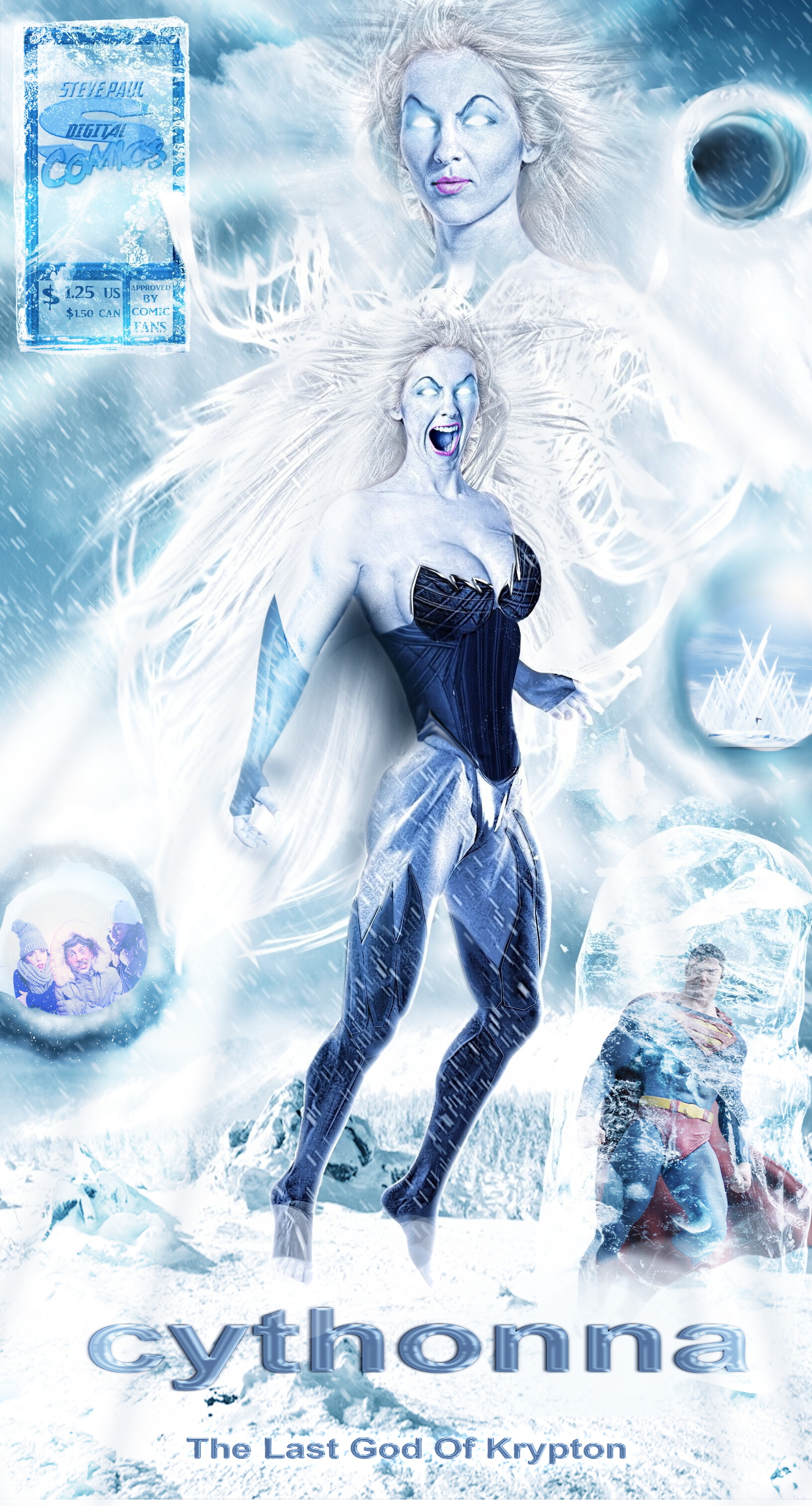 ArtStation - Cythonna: The Last God Of Krypton By Steve Paul