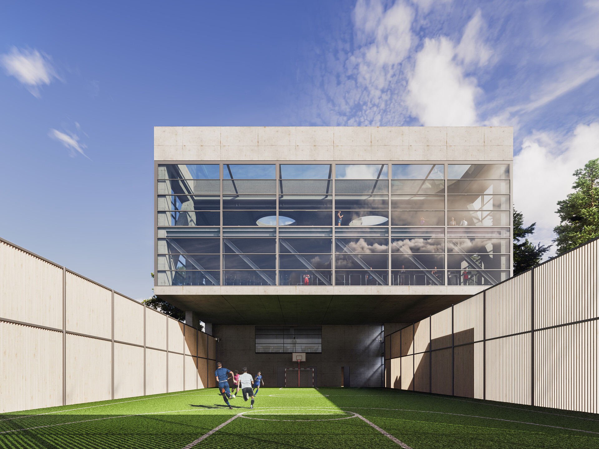 Paralel Visualization Studio - Lisi sports complex