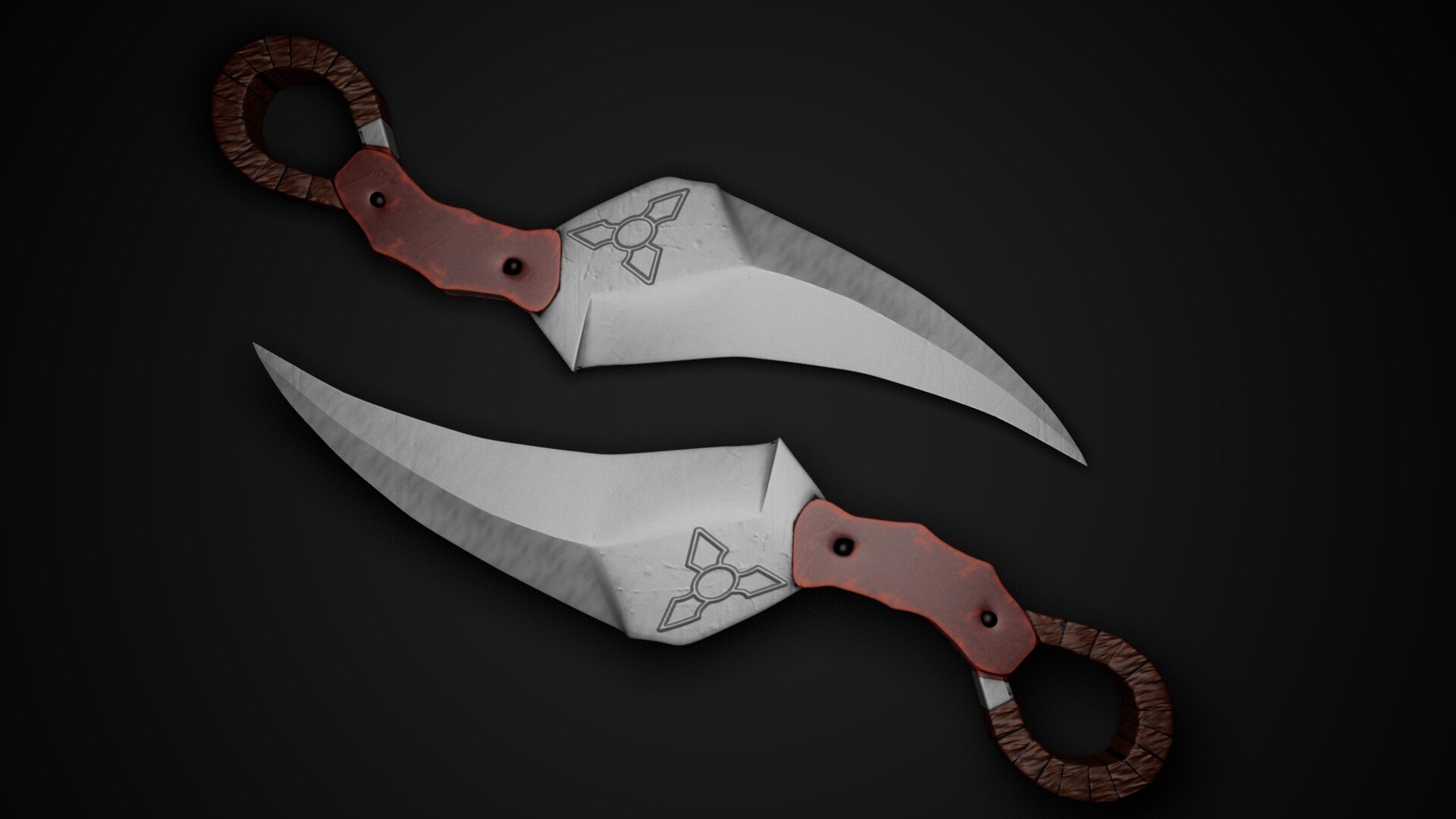 ArtStation - Kunai (low poly)