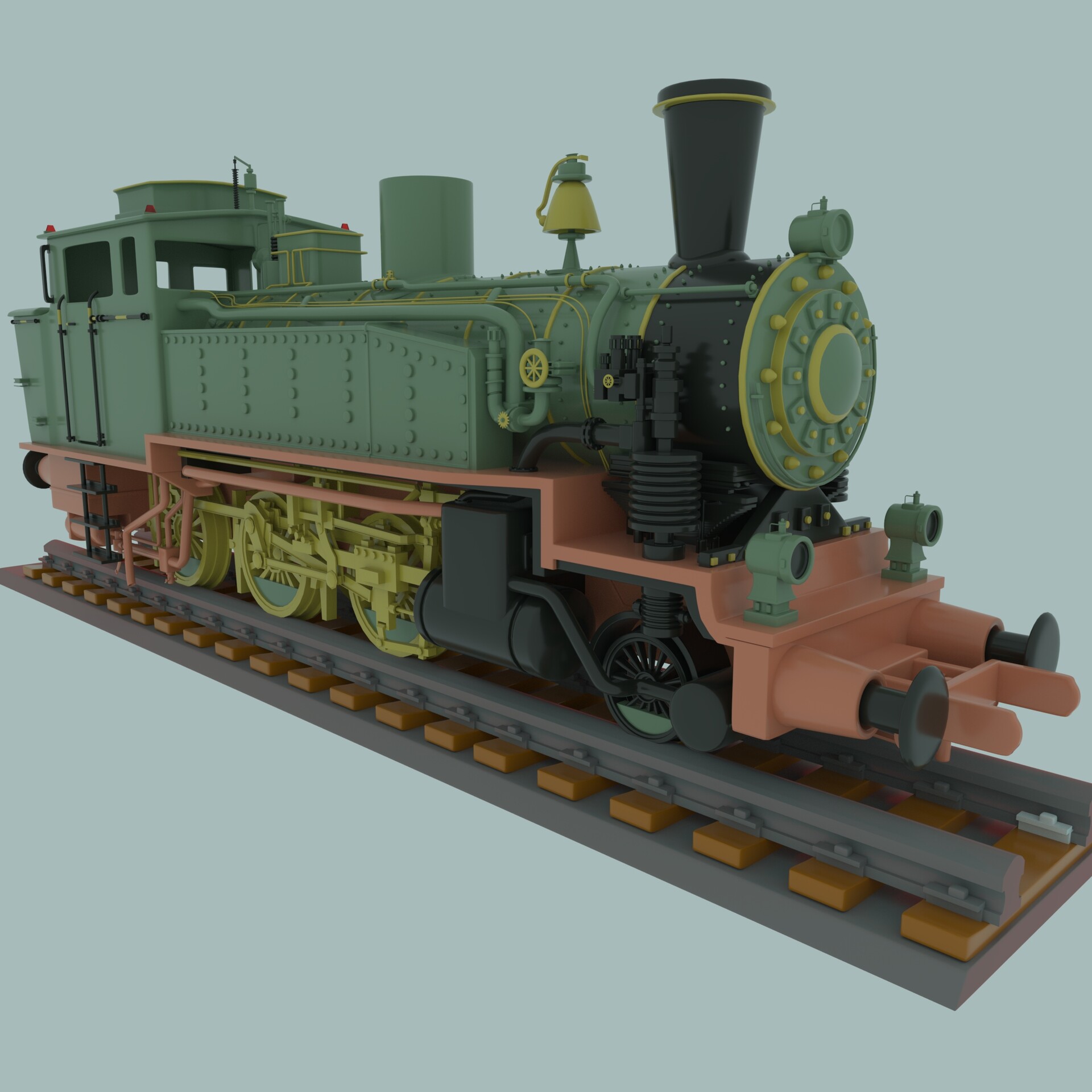 ArtStation - rail engine