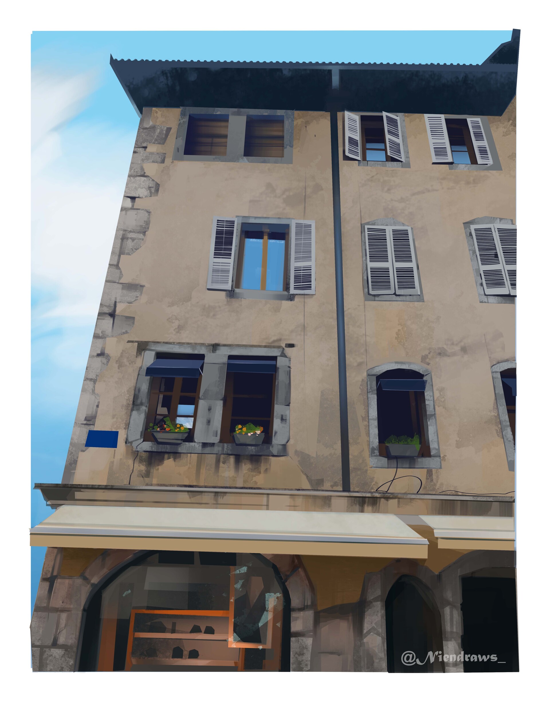 ArtStation - Buildings practice