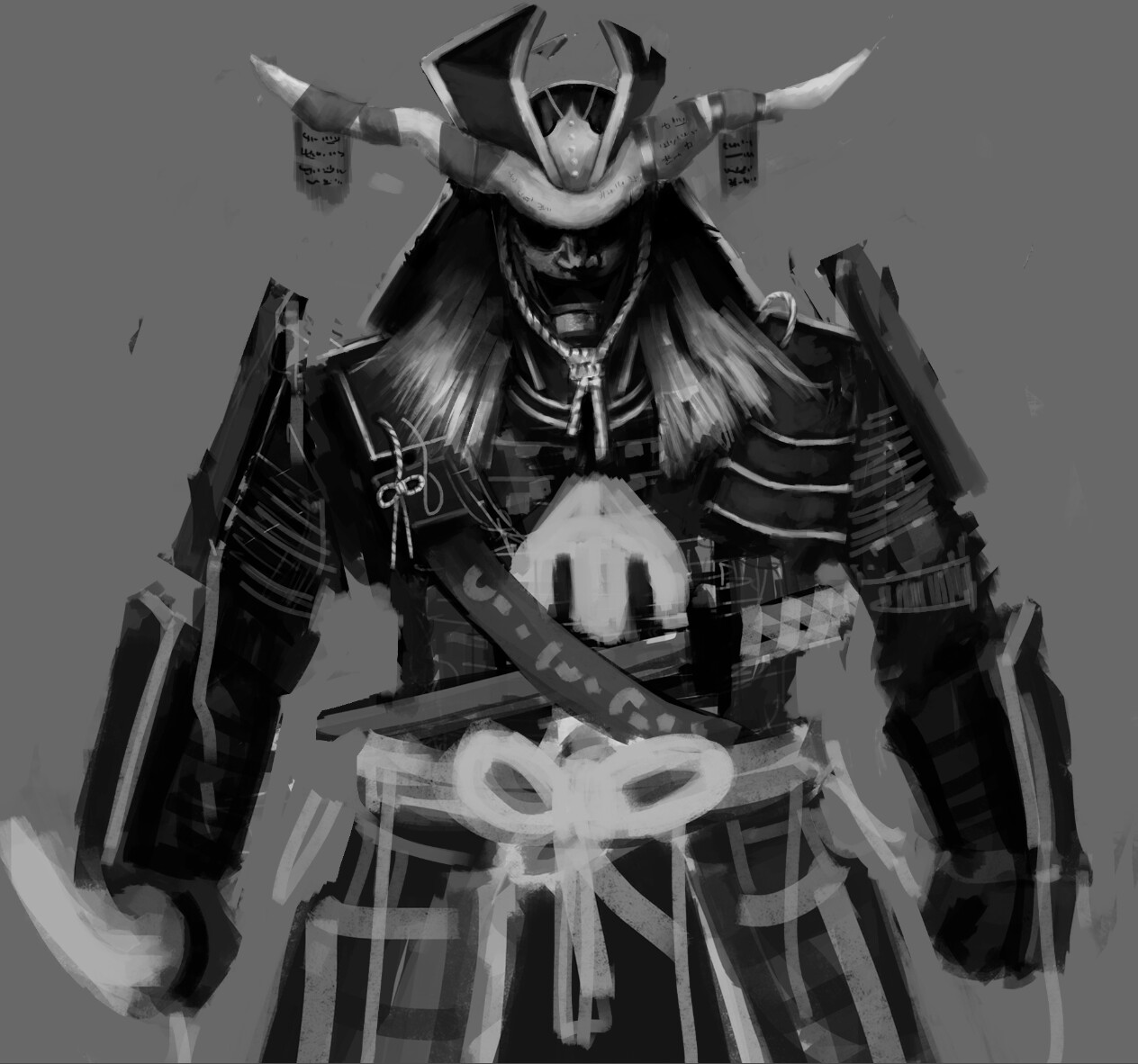 ArtStation - Hotoro Shoki The Demon Samurai