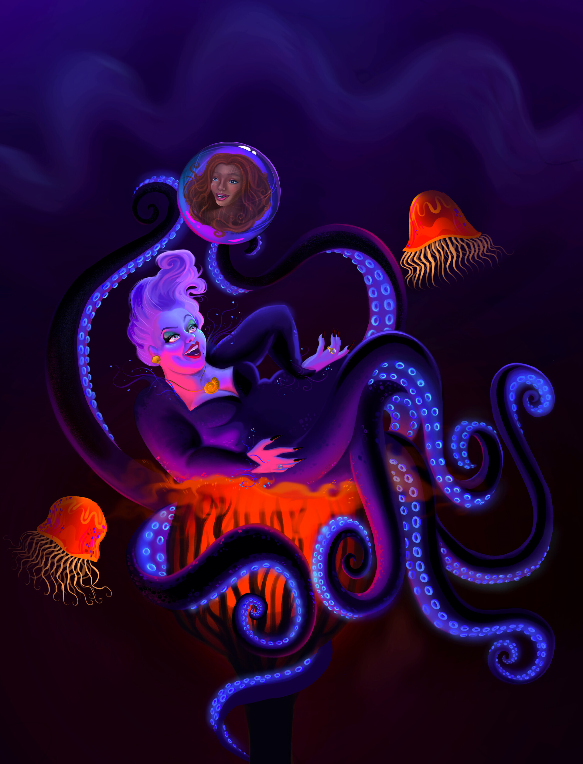 ArtStation - Ursula from the little mermaid live action
