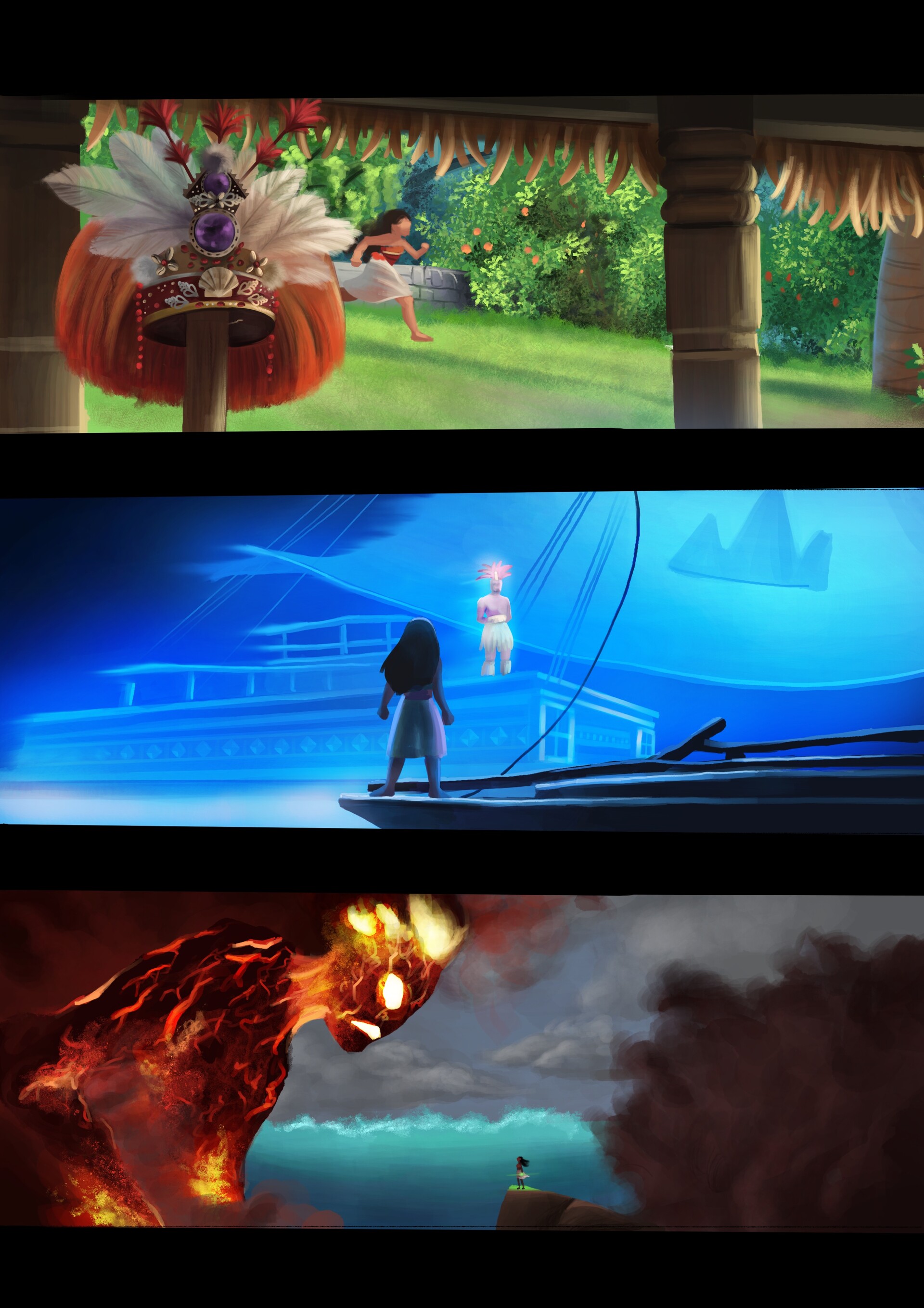 ArtStation - Moana color script
