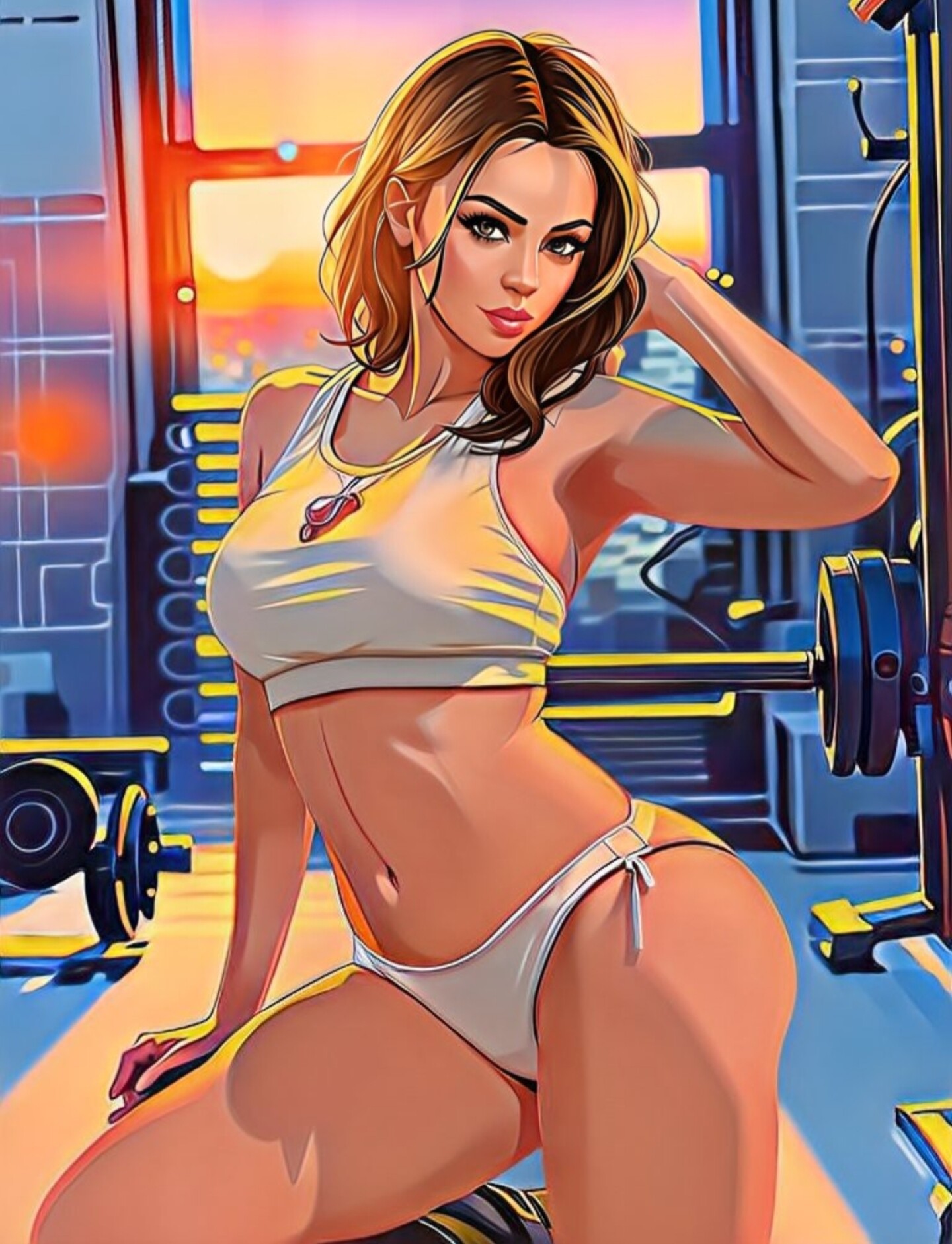 ArtStation - Fitness student