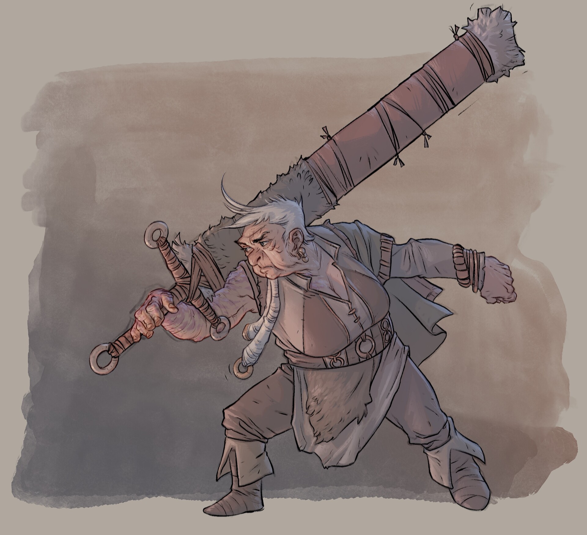 Izzy Medrano - Granny Claymore, the Swordmarm