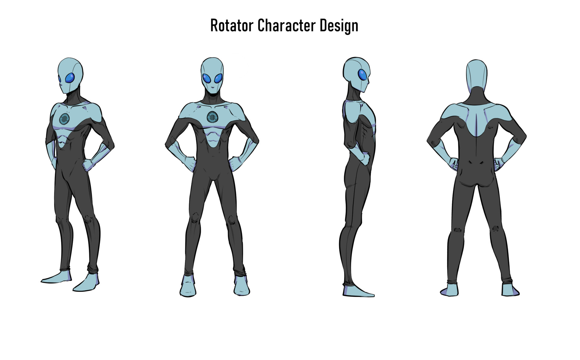 ArtStation - Character Design Sheet For Rotator