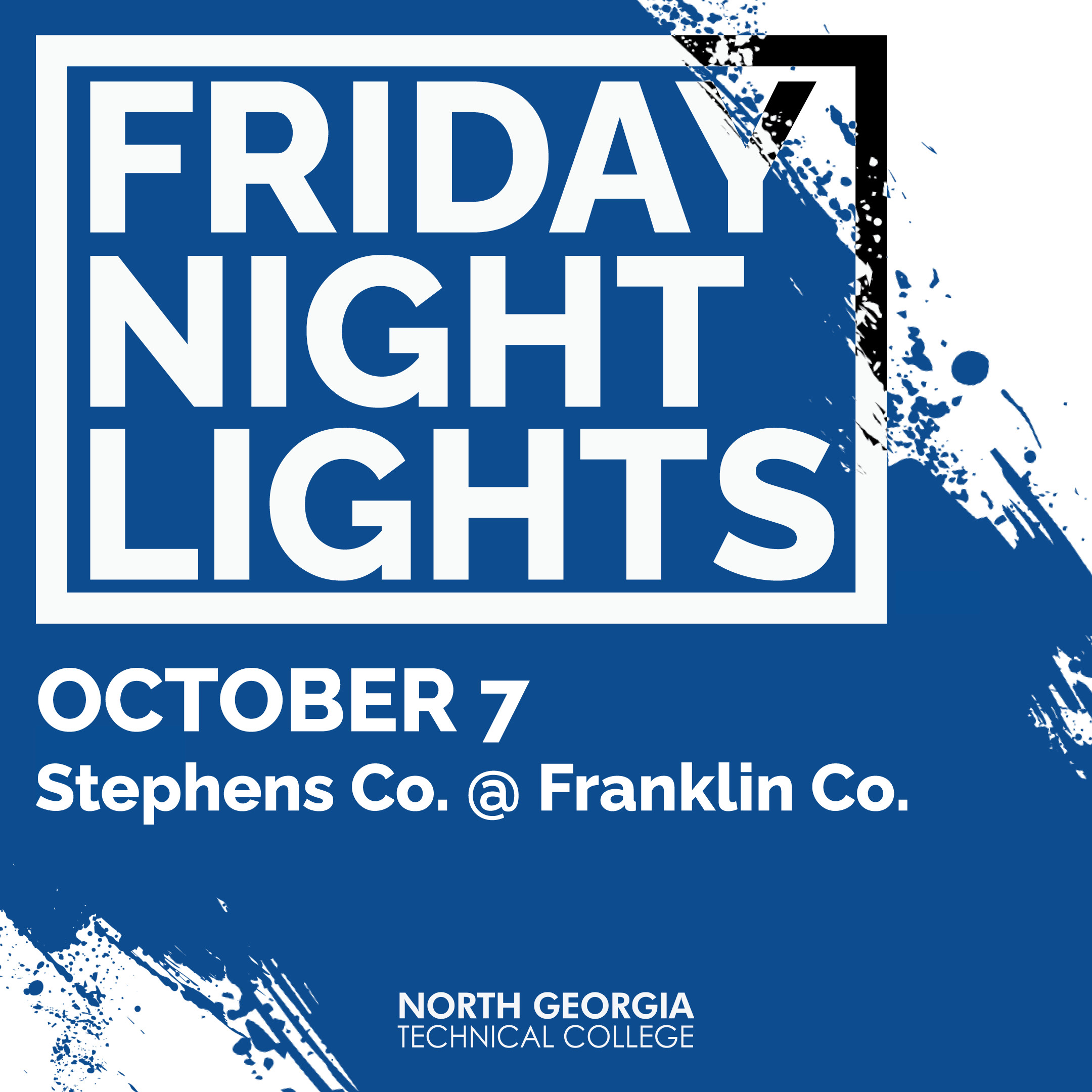 Sean Teague - NGTC 'Friday Night Lights' Schedule