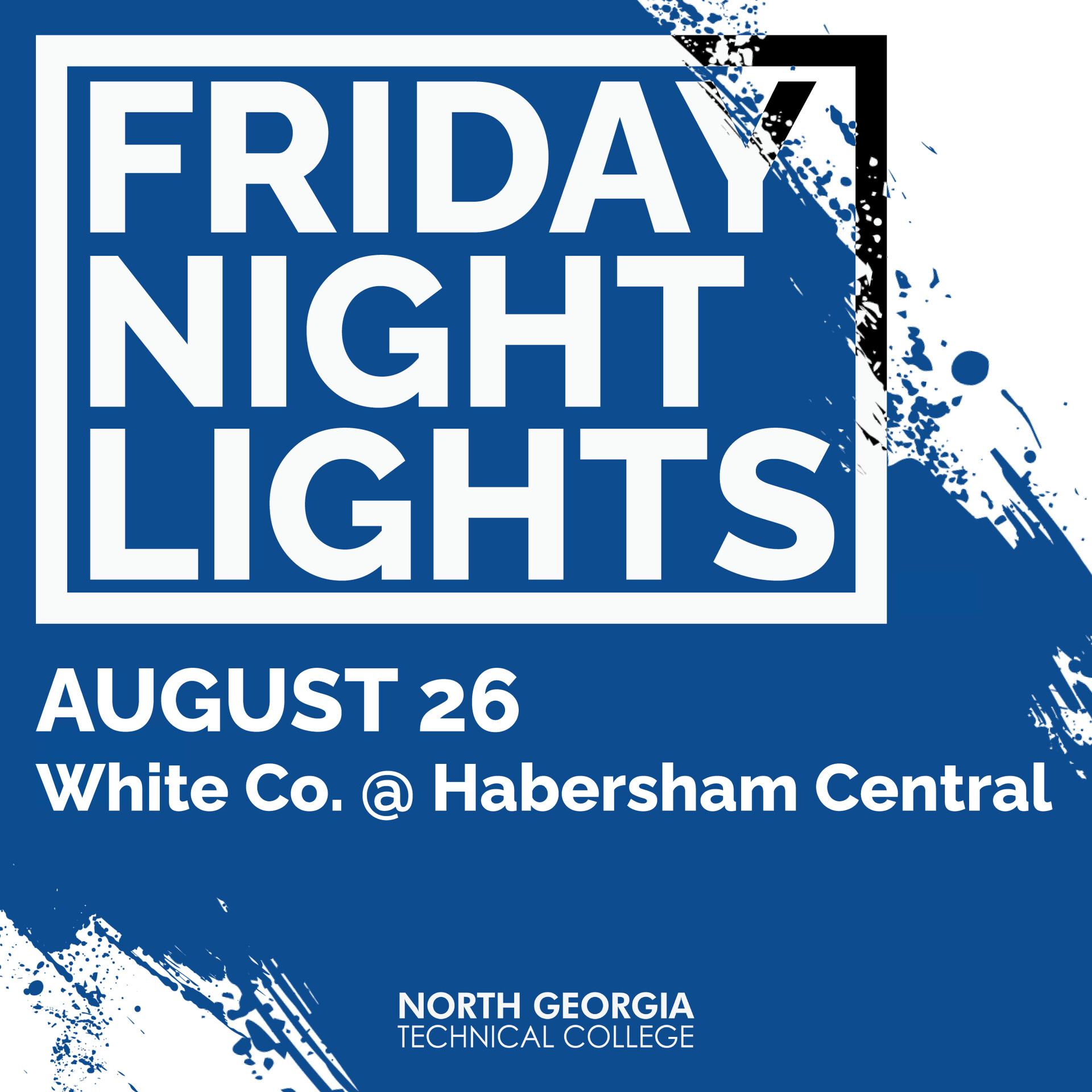Sean Teague - NGTC 'Friday Night Lights' Schedule
