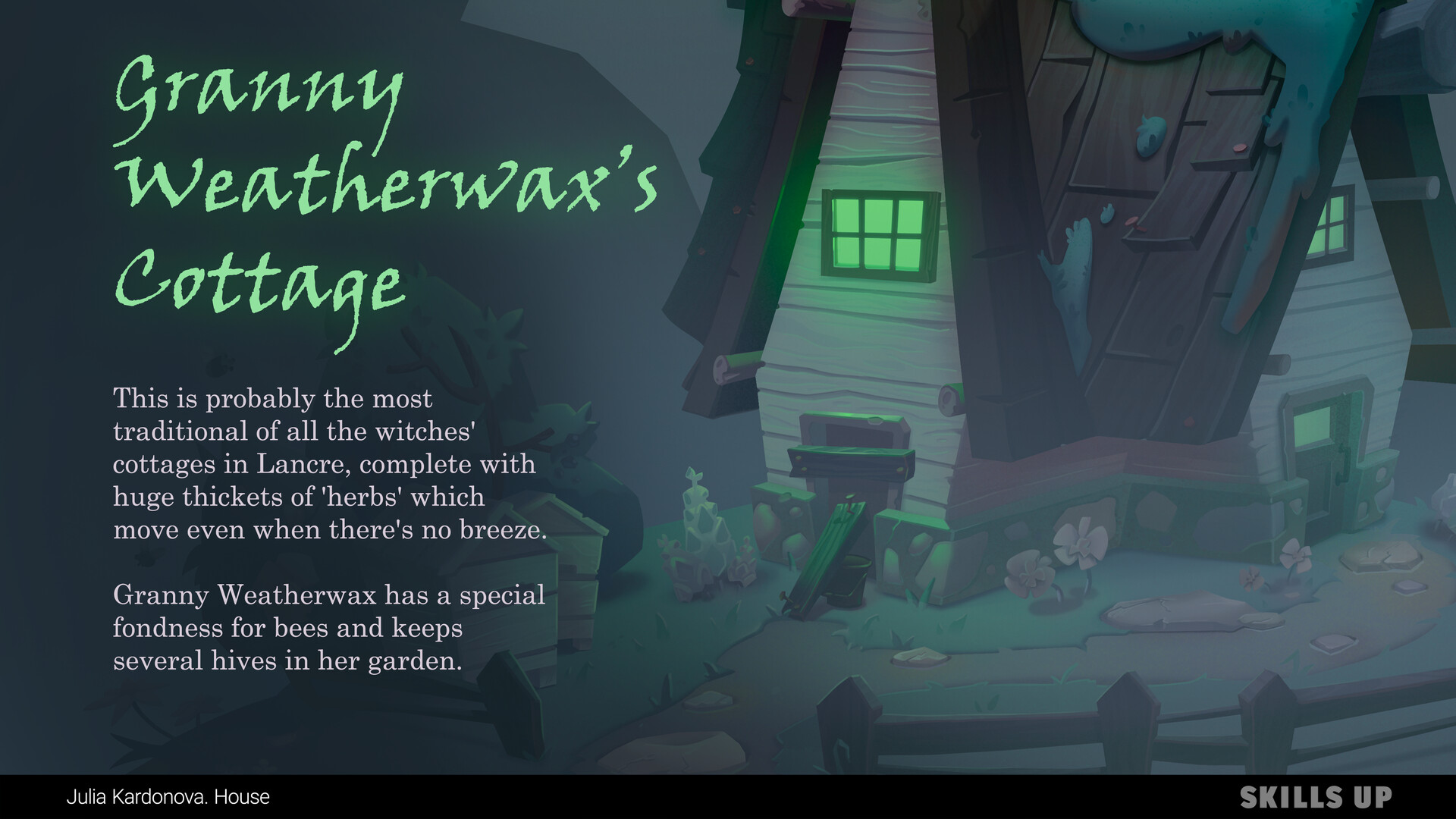 ArtStation - Granny Weatherwax's Cottage