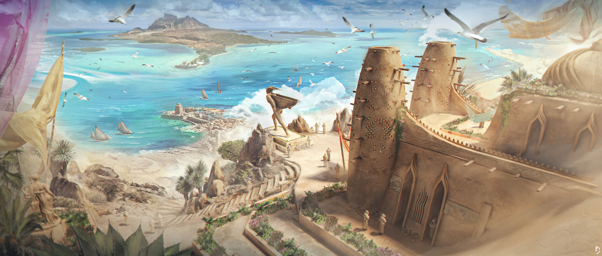 ArtStation - Temple of the Wind