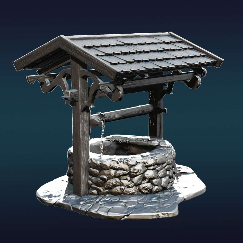 ArtStation - Sculpture well