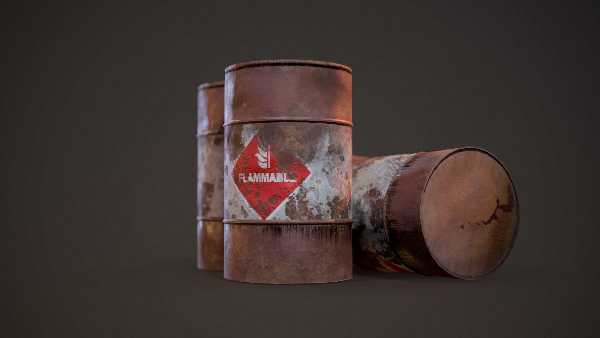 ArtStation - Explosive Red Barrel Prop