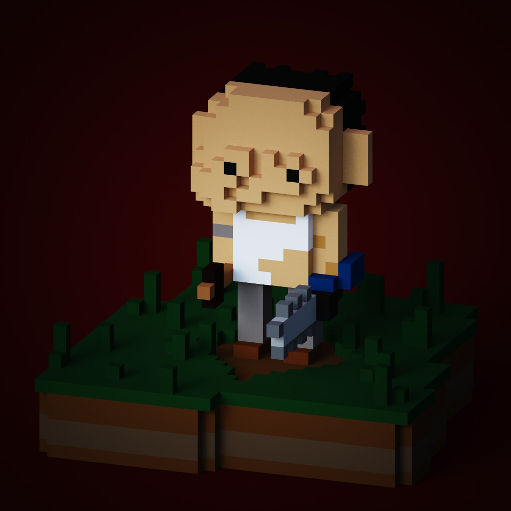 ArtStation - Little DBD Killers Voxel