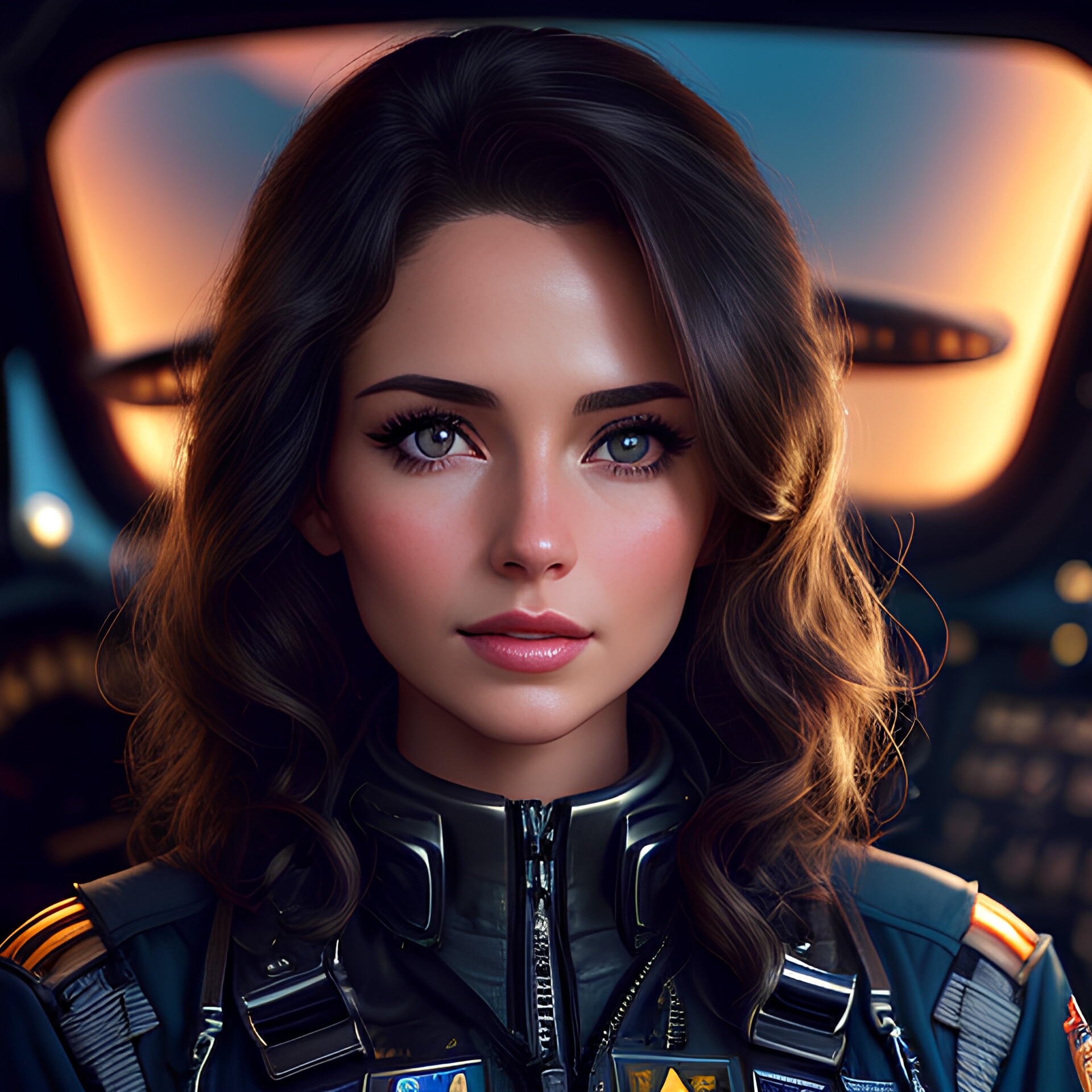 ArtStation - Pilot Girl