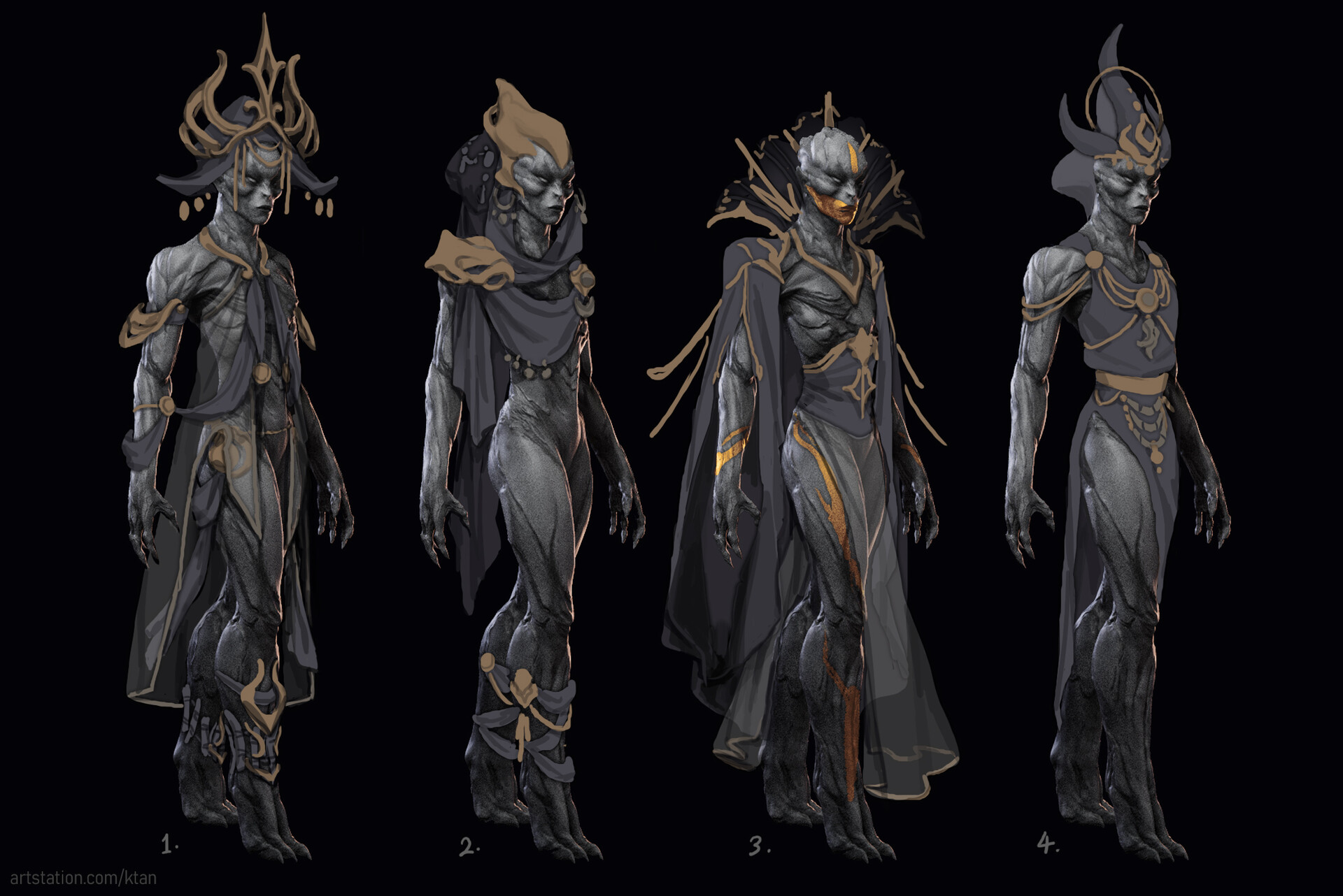 ArtStation - Alien Male and Female