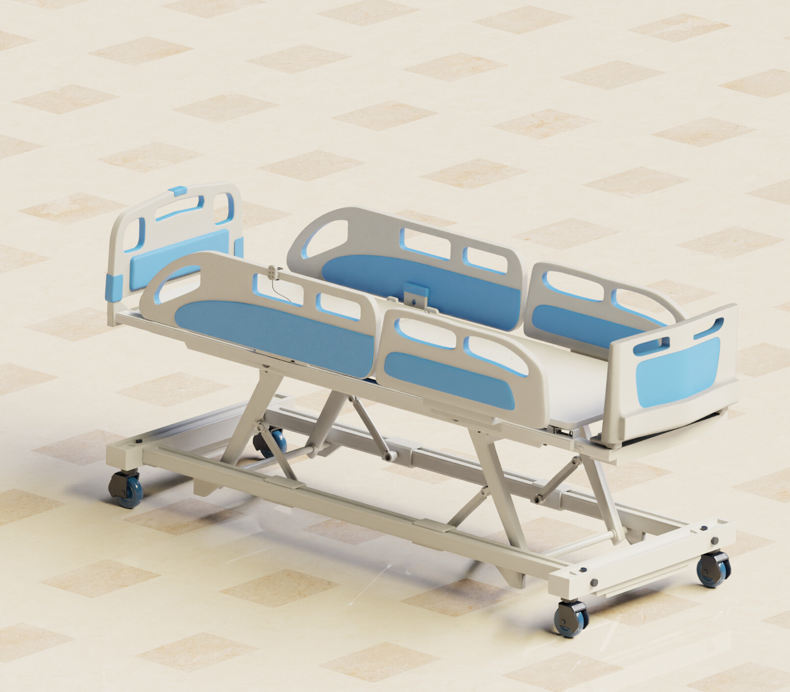 ArtStation - Medical Bed - Rigged and Animated