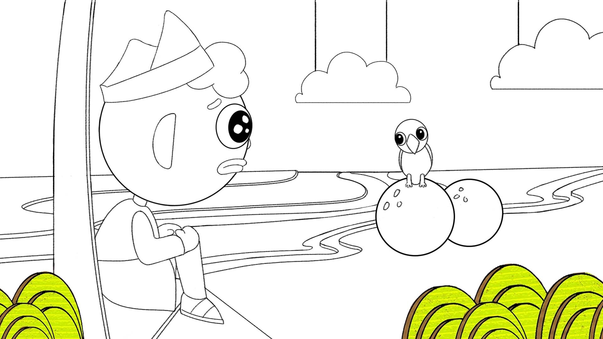 Kelly Kimberly - Environment Illustration "Gunung Lima Beradik"