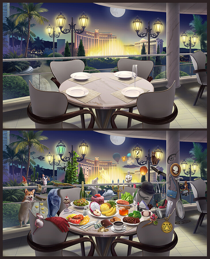 ArtStation - Hidden Objects Art