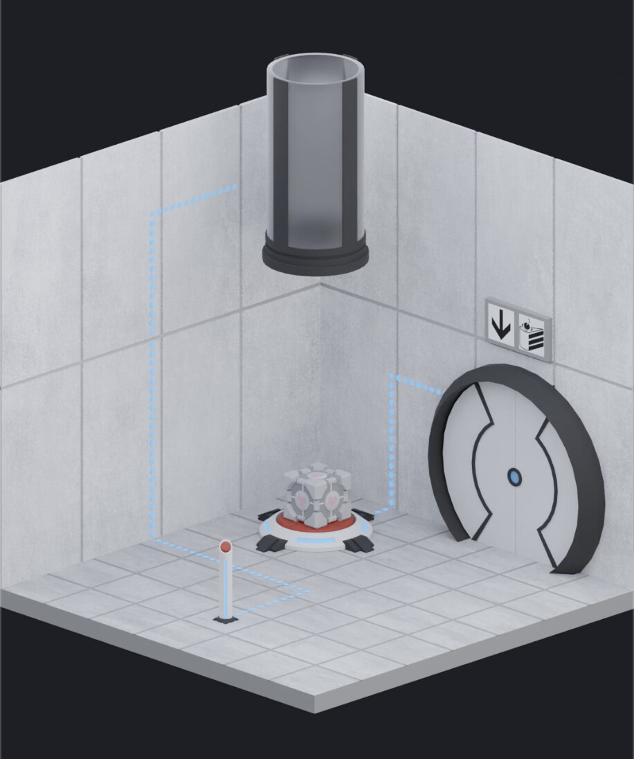 ArtStation - Portal test chamber #00