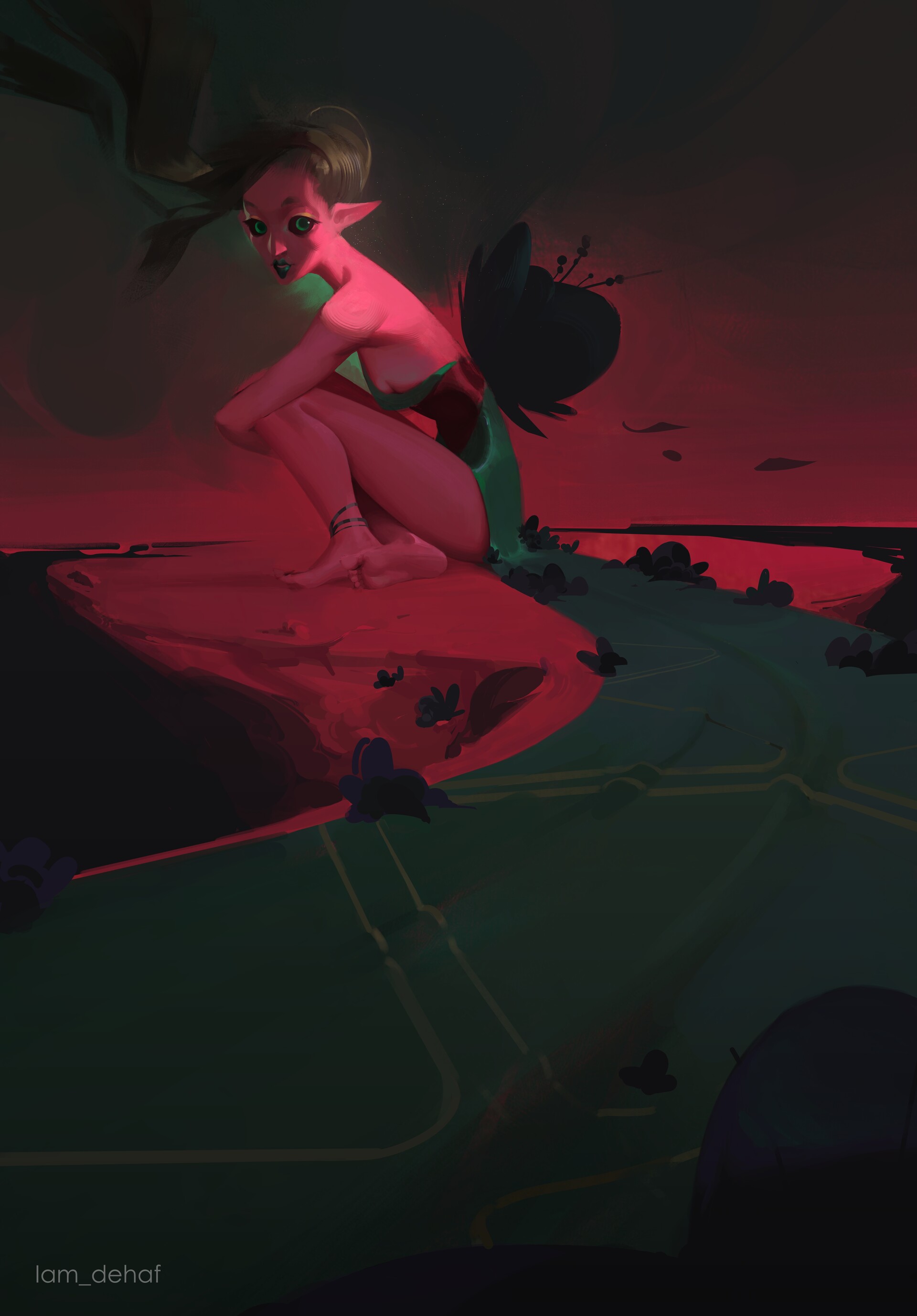 ArtStation - Black Rose