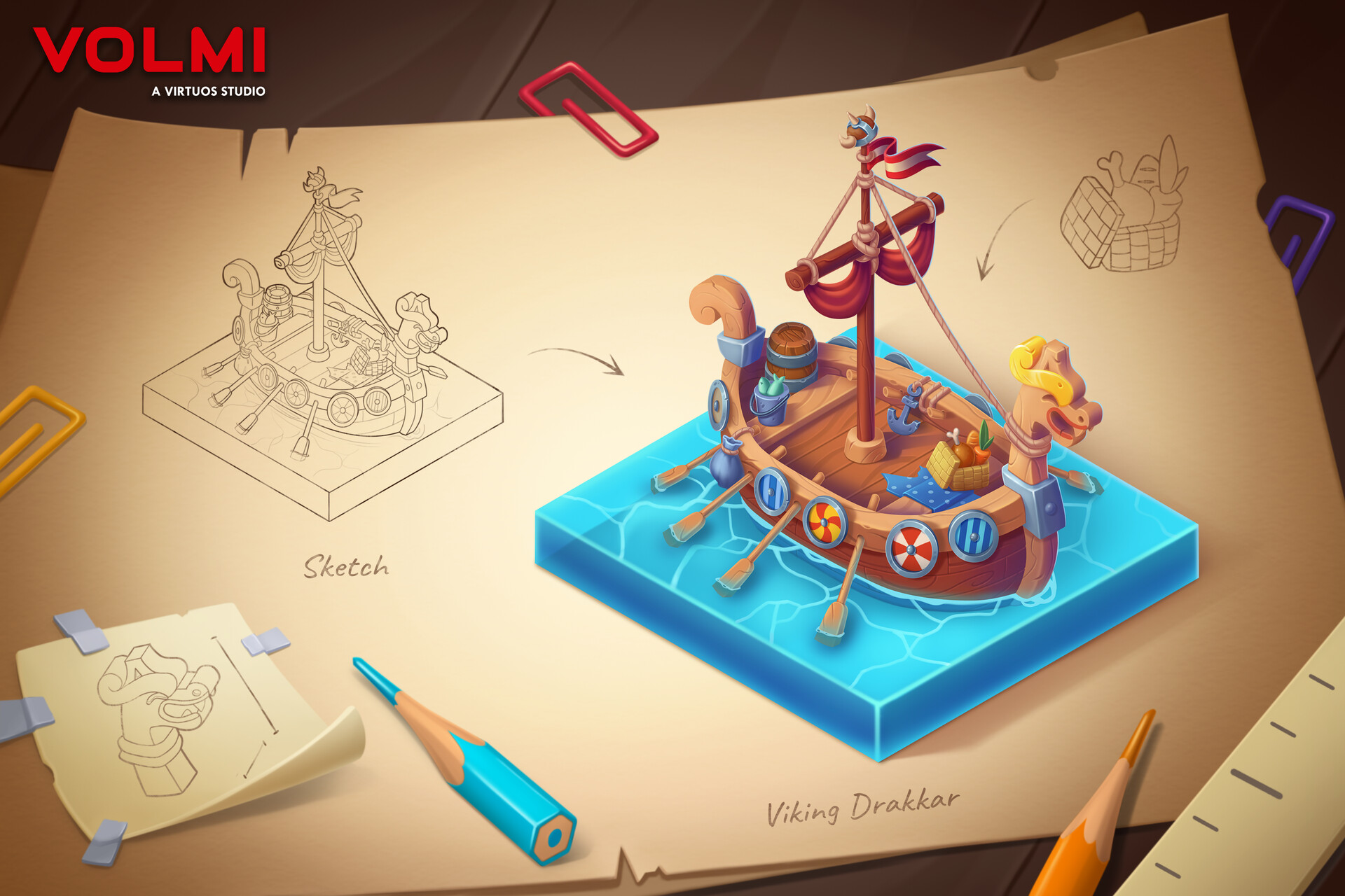 Volmi Games - Viking Bliss - Casual Match-3 Game