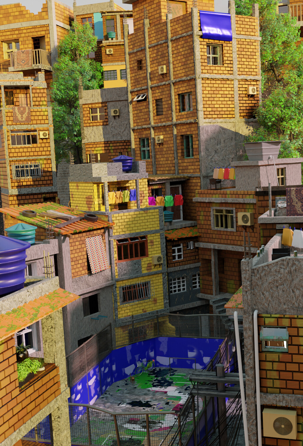 ArtStation - Favela Brazil