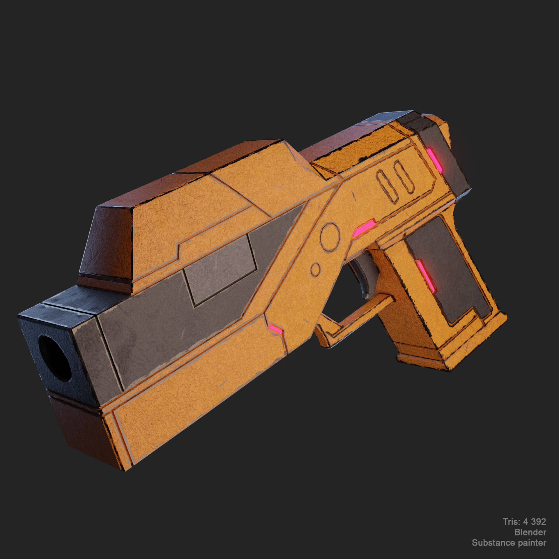 ArtStation - Stylised gun