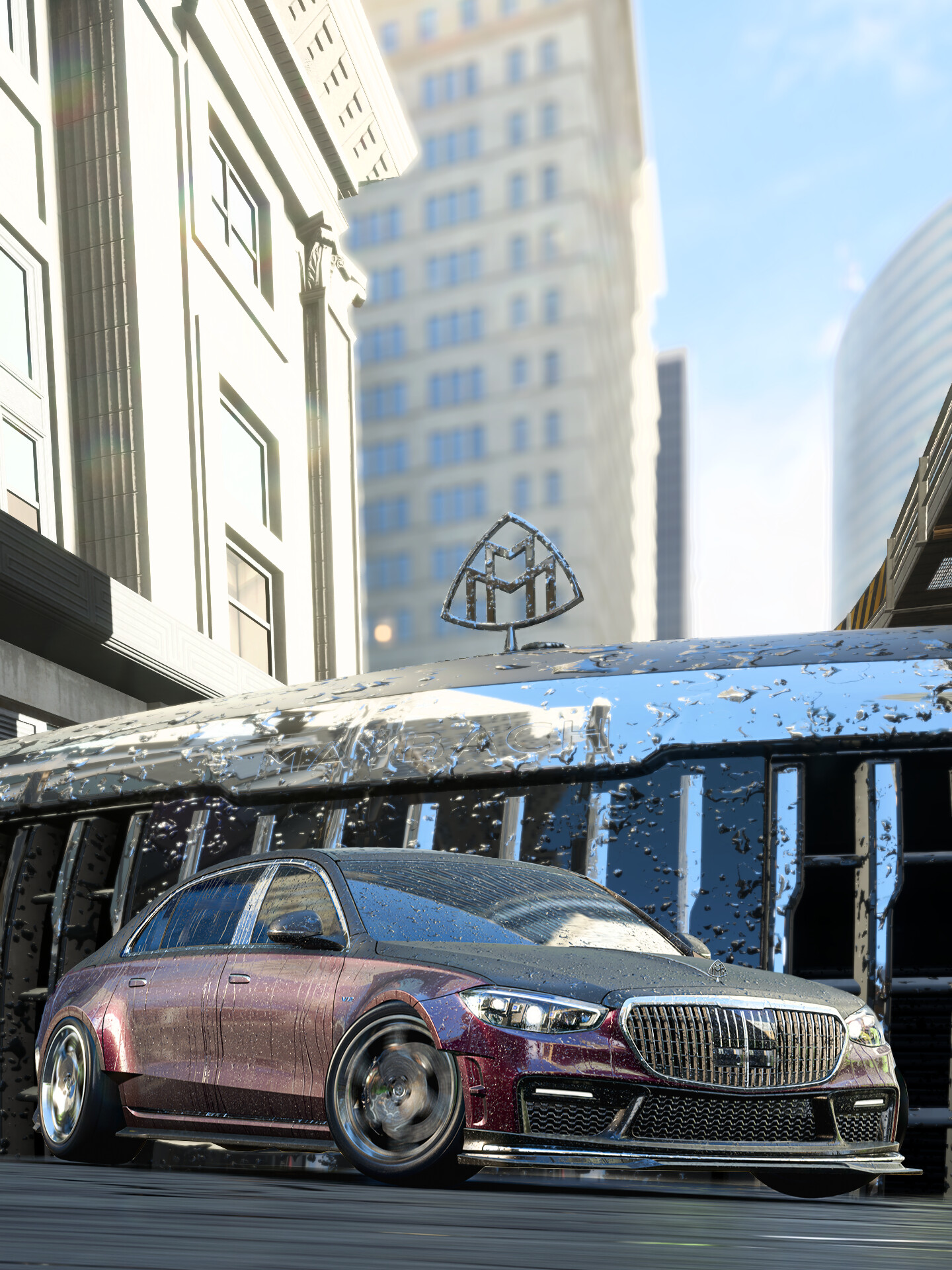 ArtStation - mercedes maybach s680