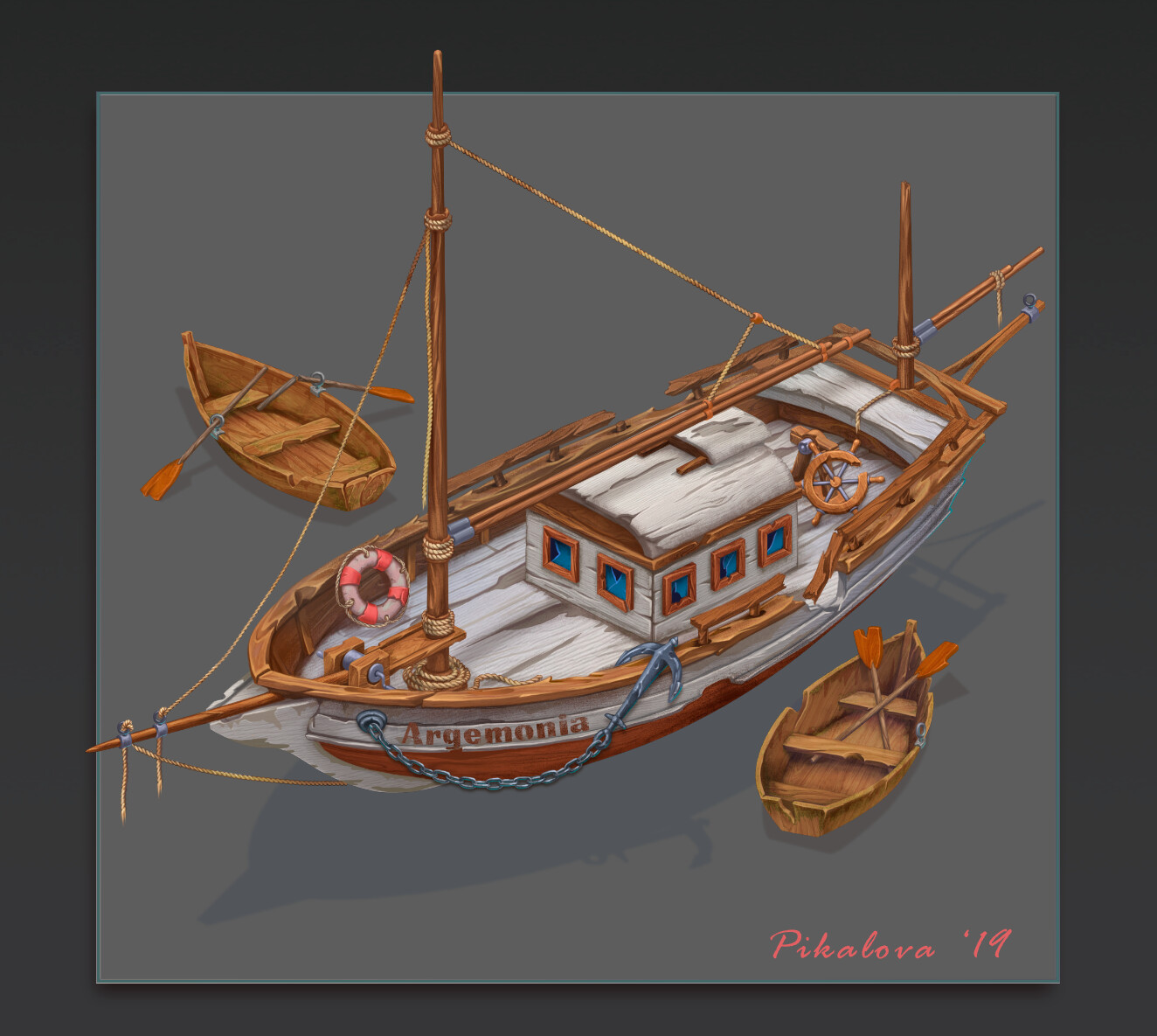 ArtStation - Isometric Props for Game