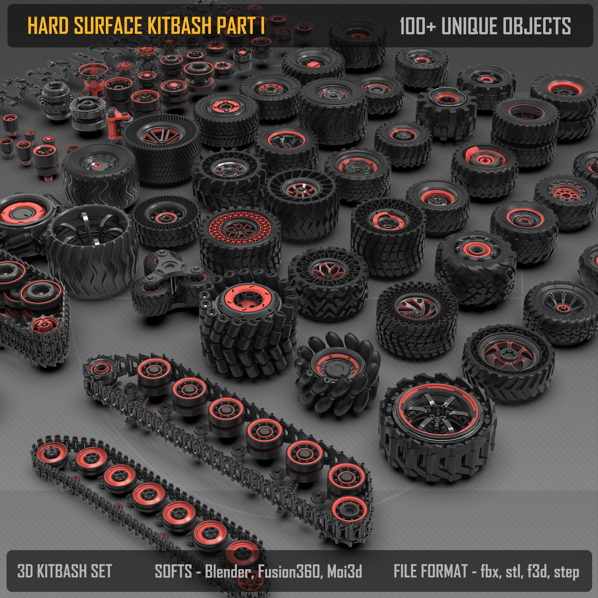 ArtStation - Hard Surface Kitbash Part I