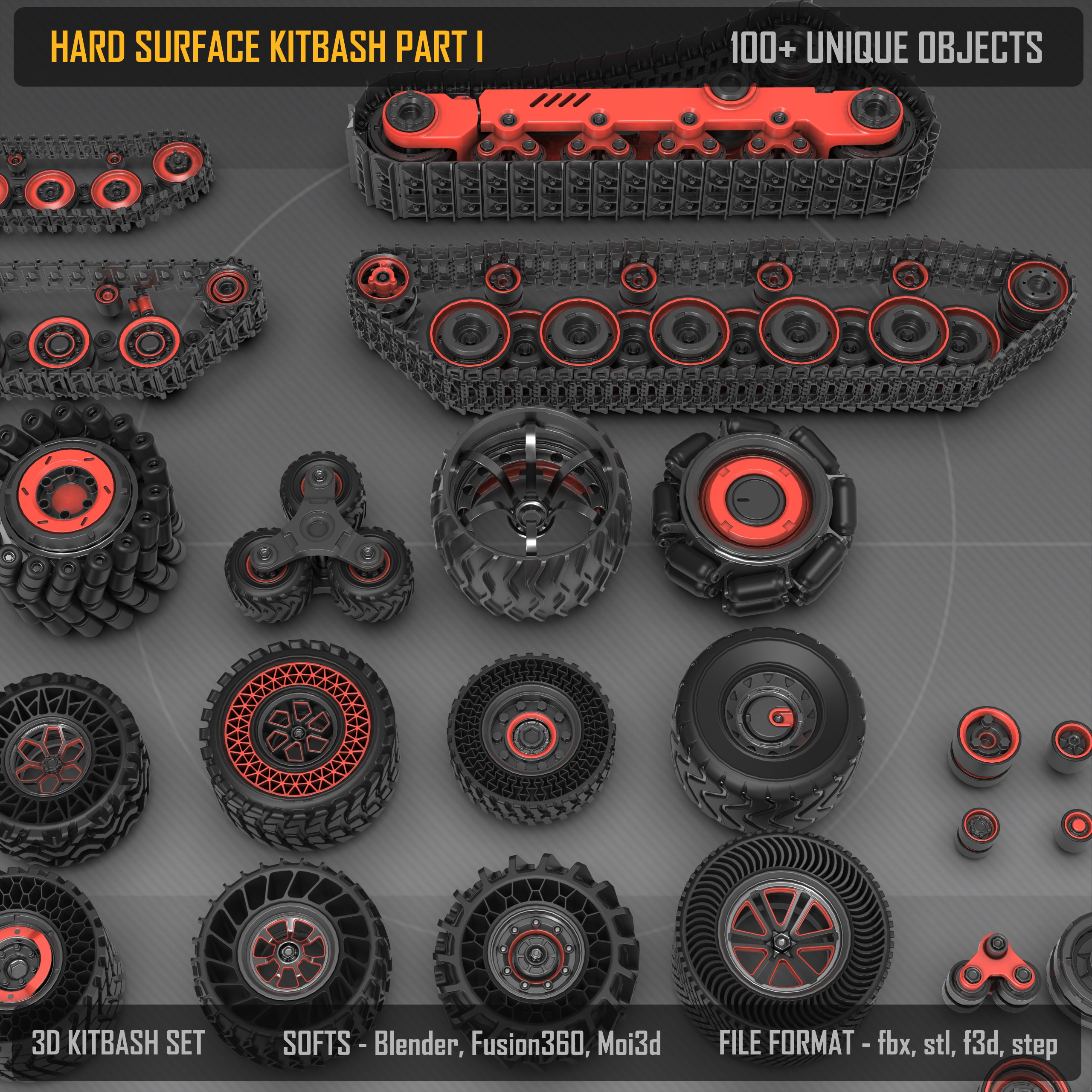 GorgeZX - Hard Surface Kitbash Part I