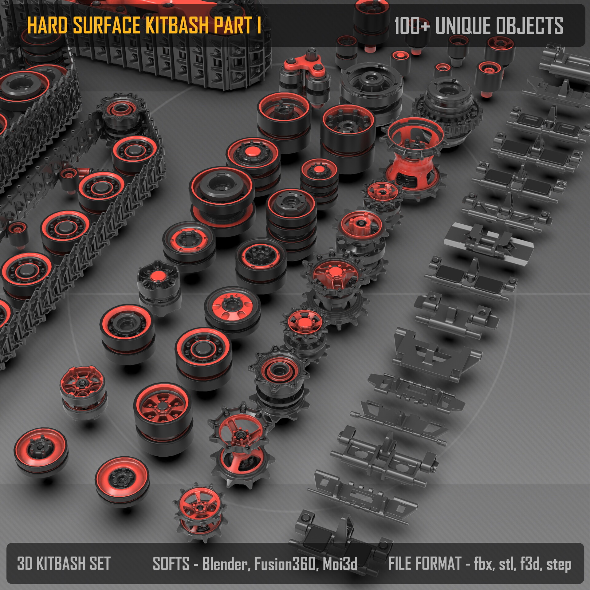 GorgeZX - Hard Surface Kitbash Part I