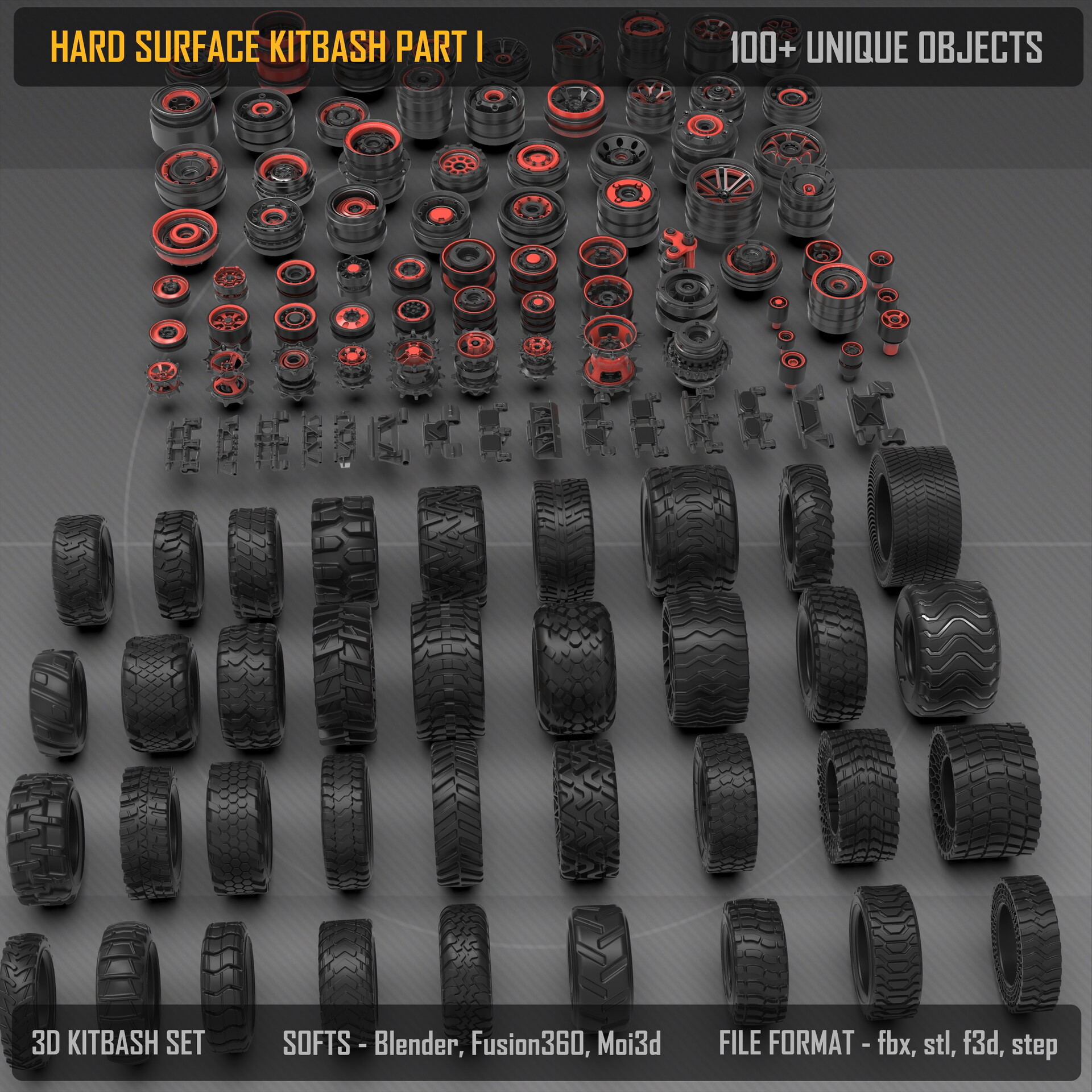 GorgeZX - Hard Surface Kitbash Part I