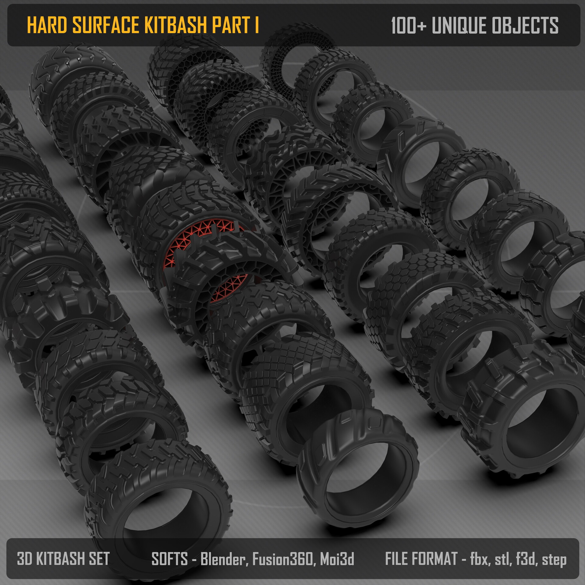 GorgeZX - Hard Surface Kitbash Part I