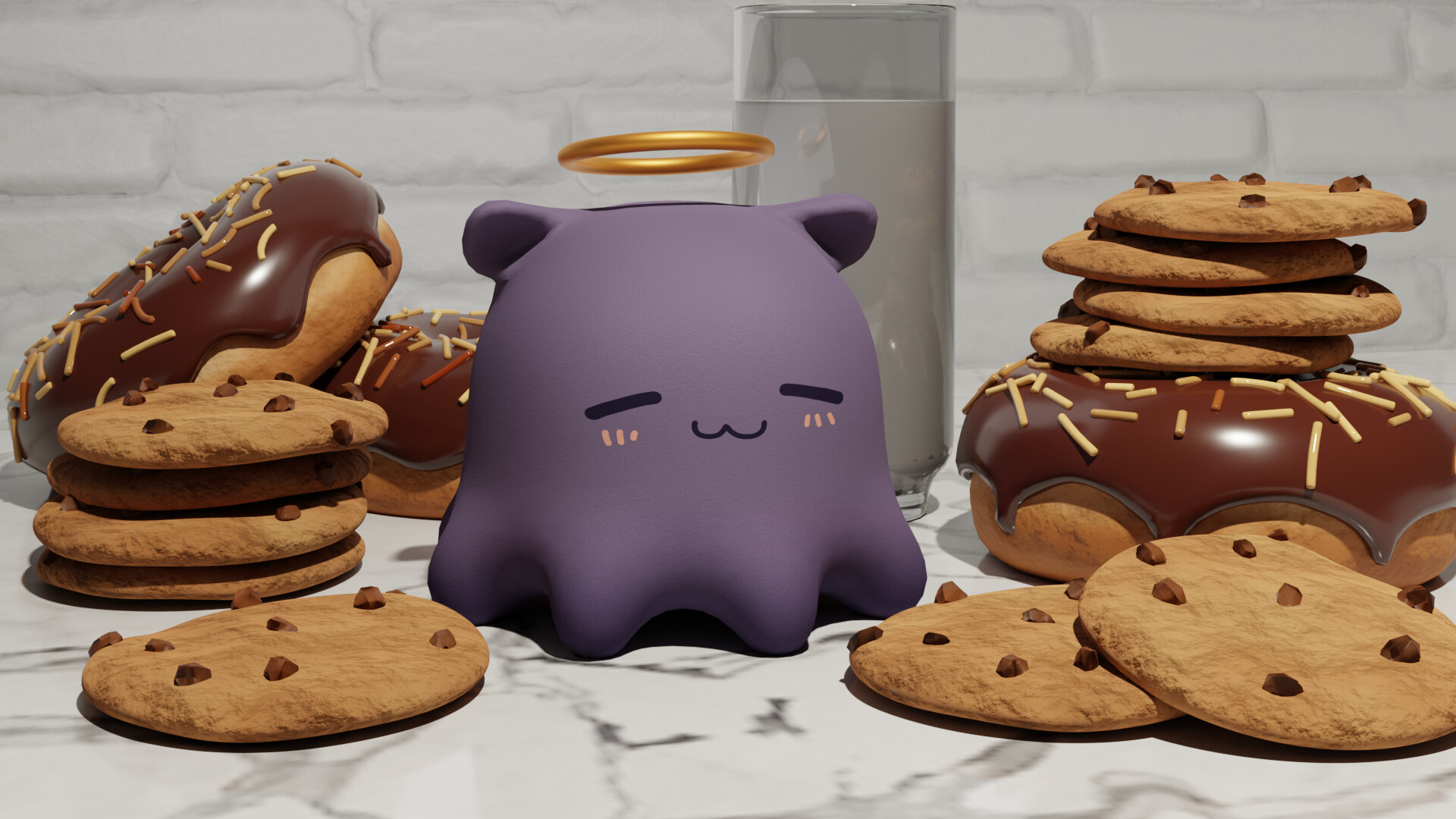 ArtStation - Takodachi Render [Blender Test]