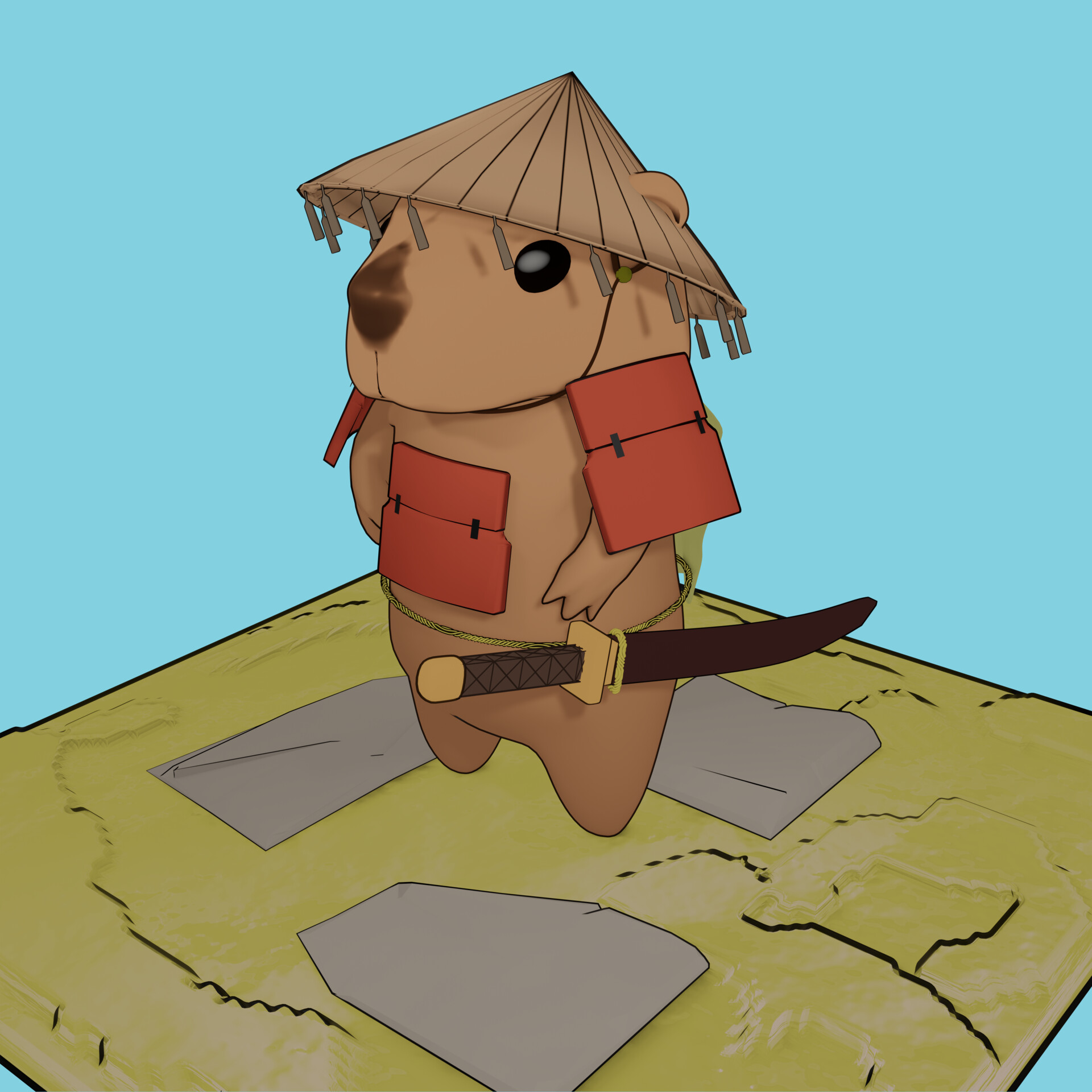 ArtStation - Ronin Capybara