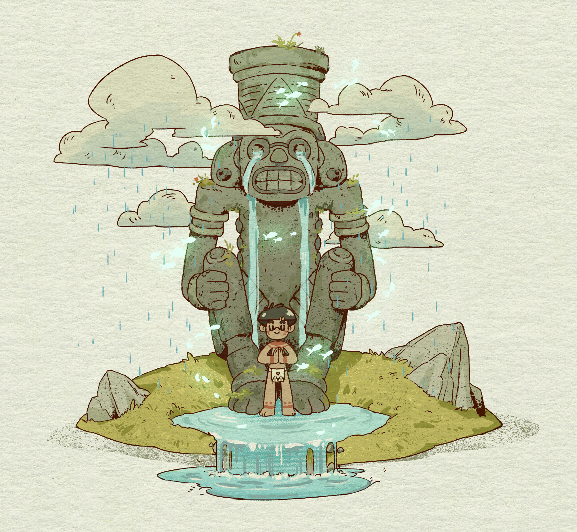 ArtStation - Boinayel - Taino god