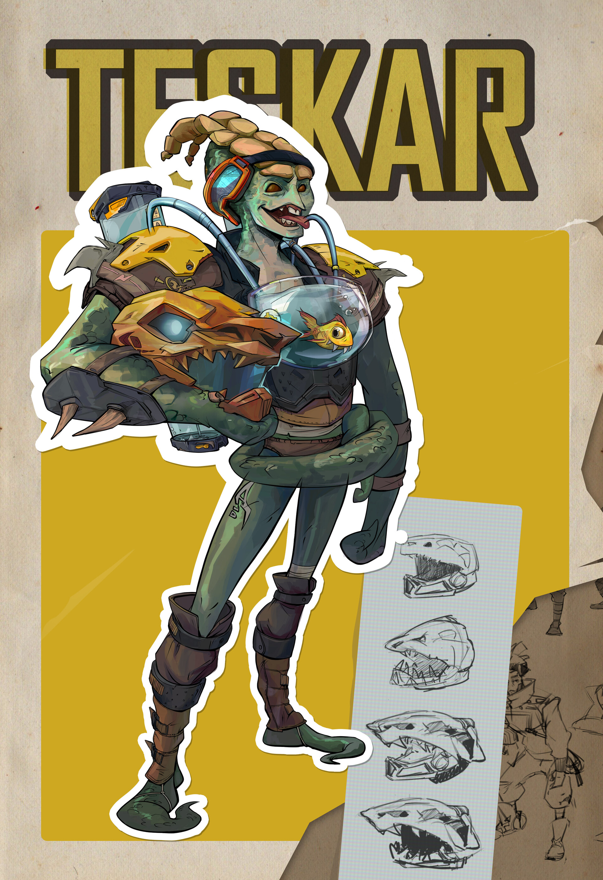 ArtStation - Durarazno - Teskar Pilot