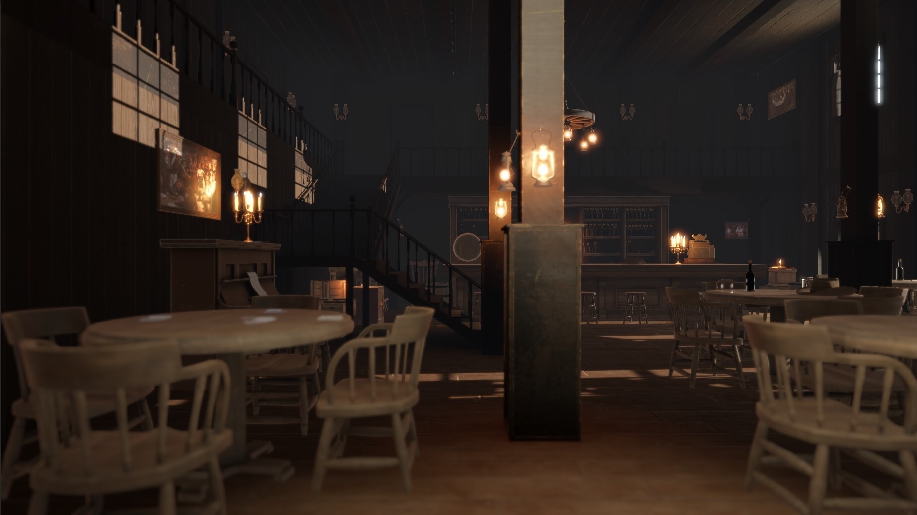ArtStation - Wild West Saloon Interior
