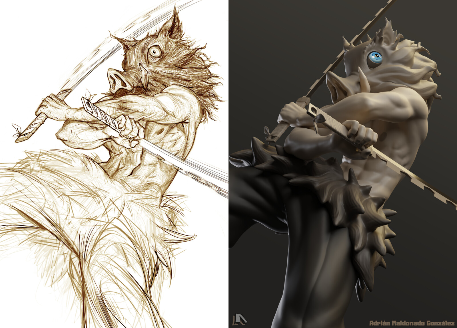 Adrián Maldonado González - Inosuke Hashibira