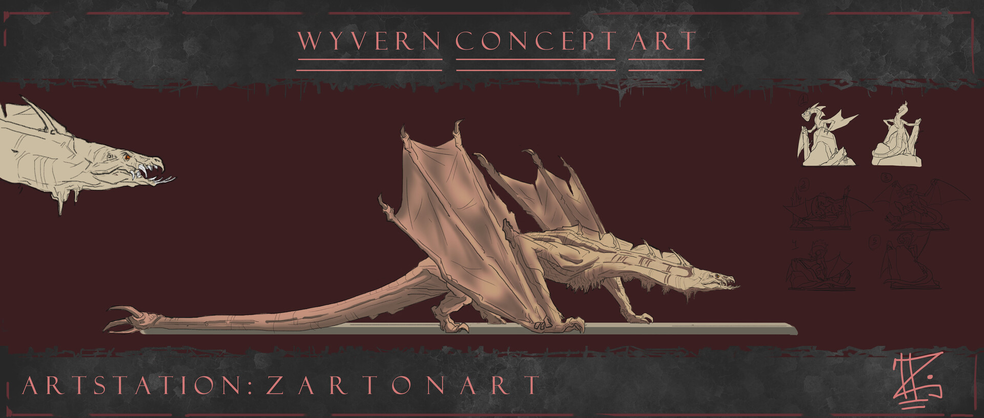 ArtStation - Wyvern concept art
