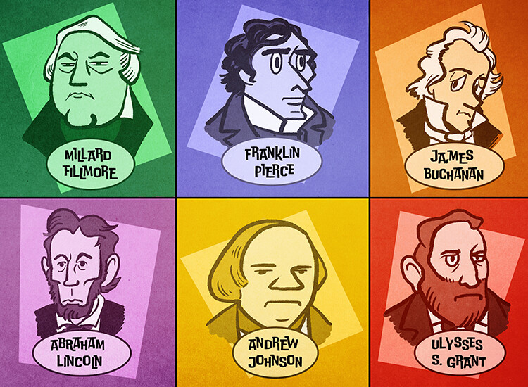 ArtStation - US Presidents 13-18