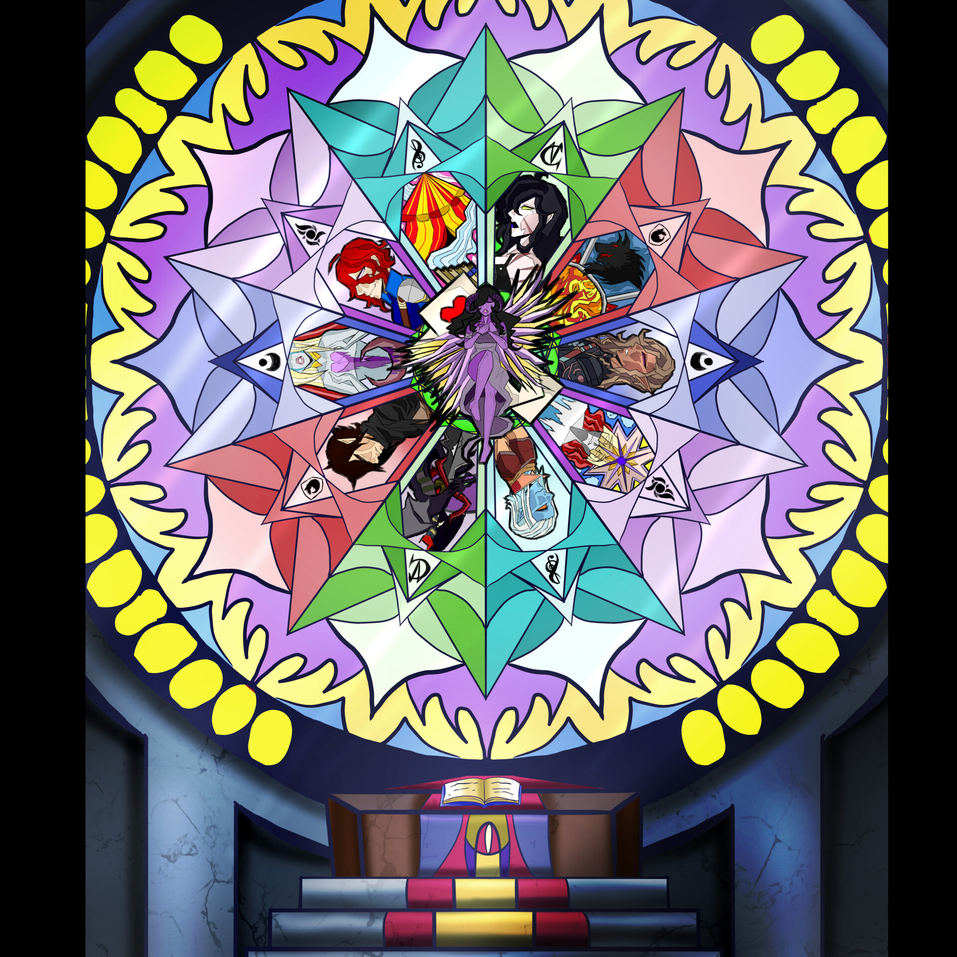 ArtStation - Great Outdoors -- Stained Glass [Commission]