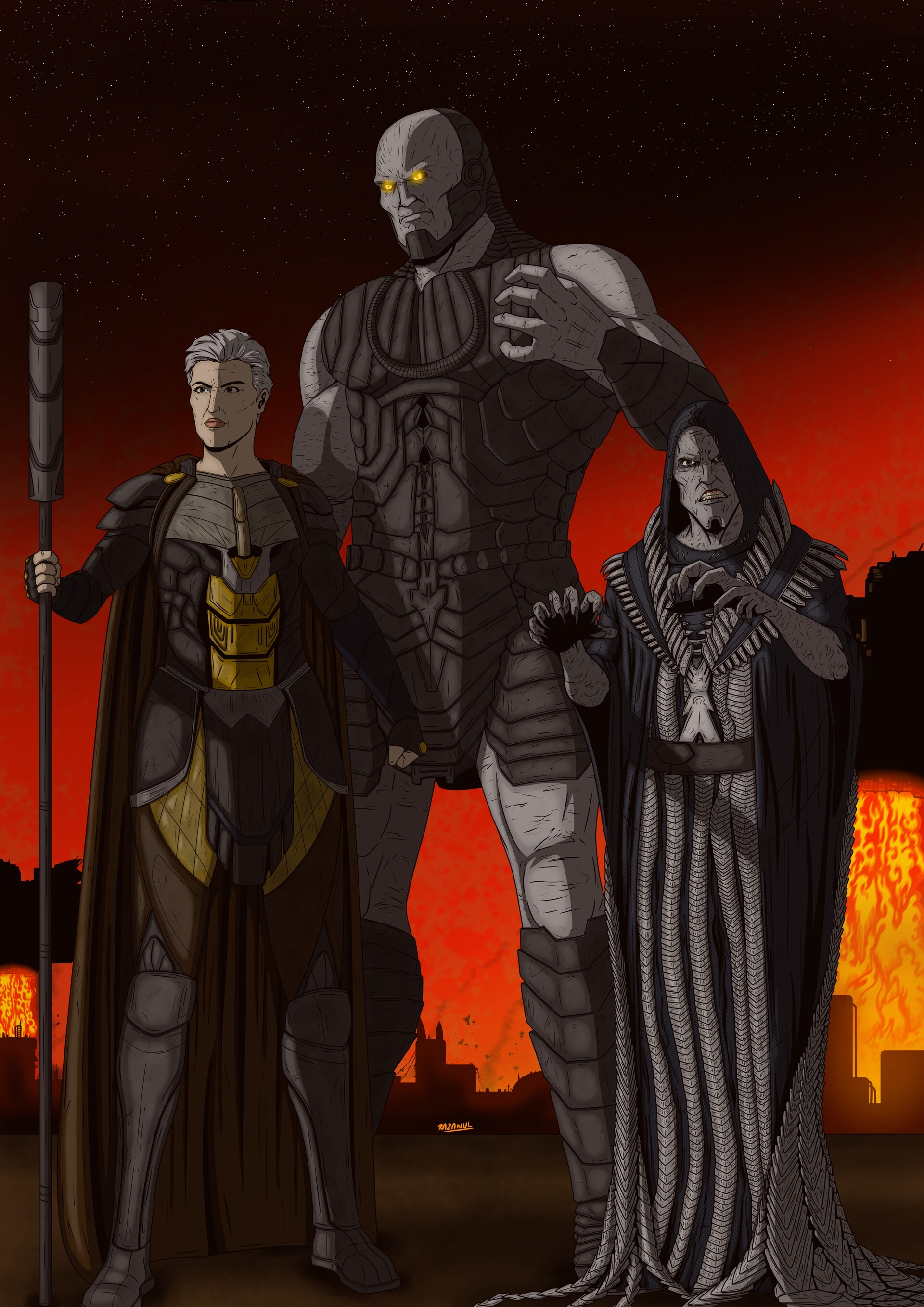 ArtStation - Darkseid and his lieutenants