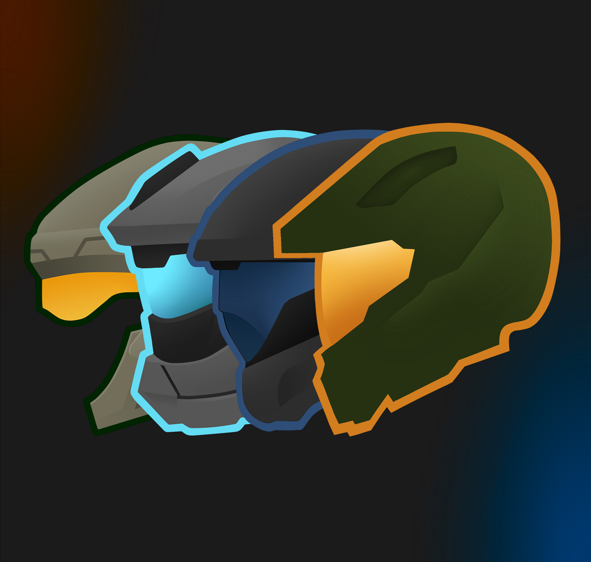 ArtStation - Logos for HALO roleplay server