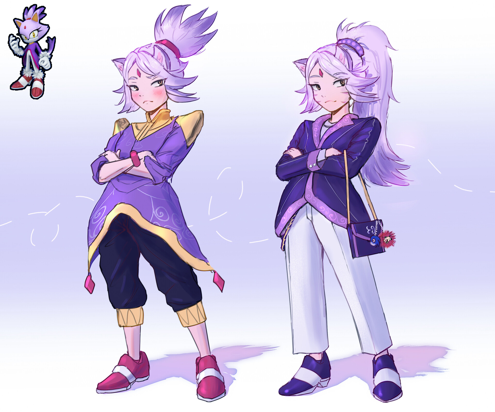 Sonic And Blaze Human